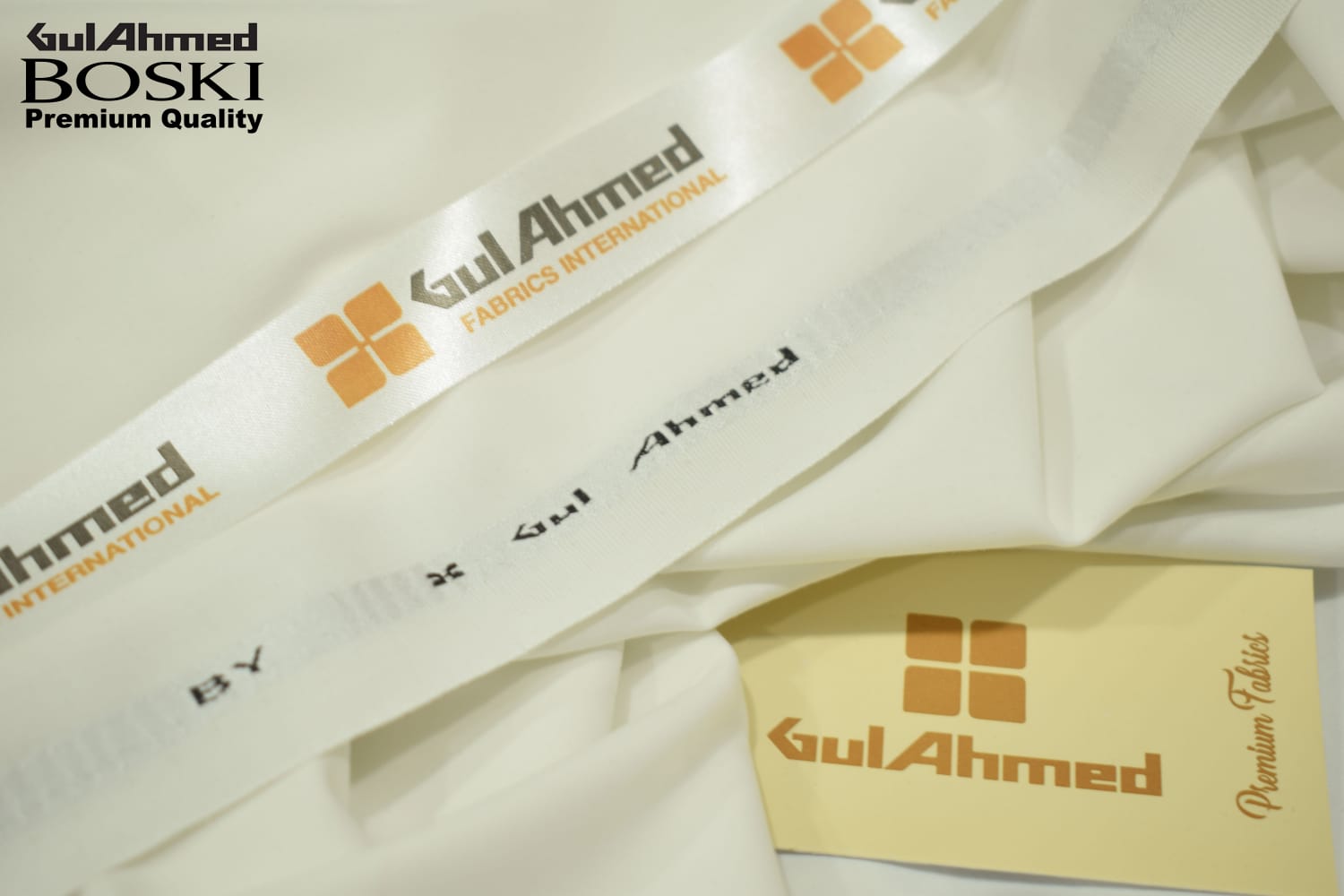 GUL AHMAD PREMIUM BOSKI UNSTITCHED FABRIC FOR MEN|OFF WHITE – AMR FABRICS