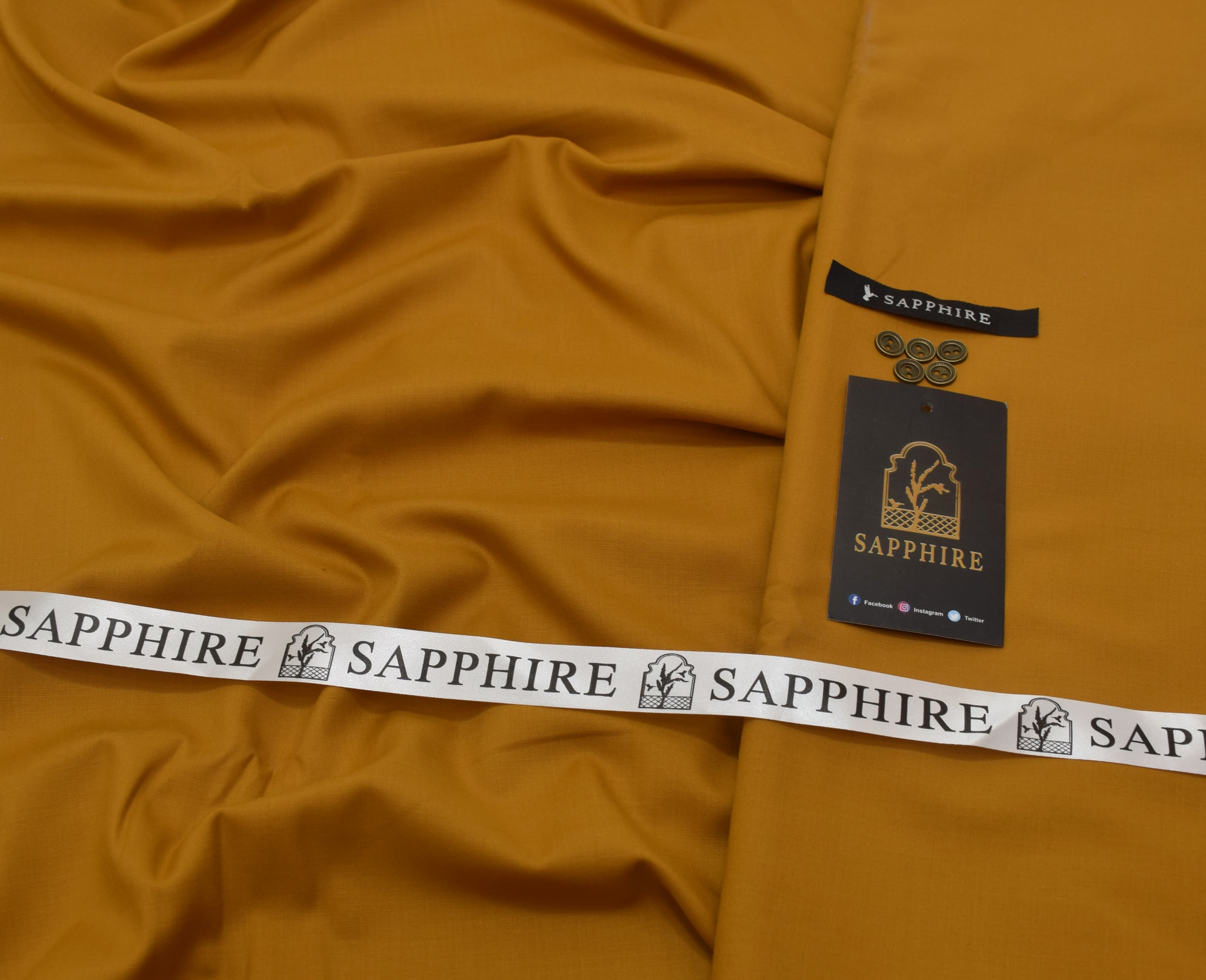 Sapphire Gold Mens premium Wash & Wear Aunstitched fabric for men [mus ...